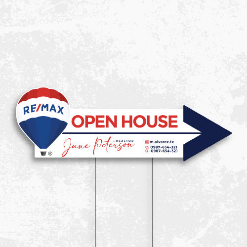 Arrow Shaped Yard Sign - Customize Your Message for Maximum Impact ...