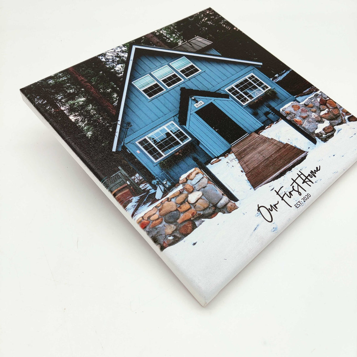 Custom Canvas House Print – Real Estate Store