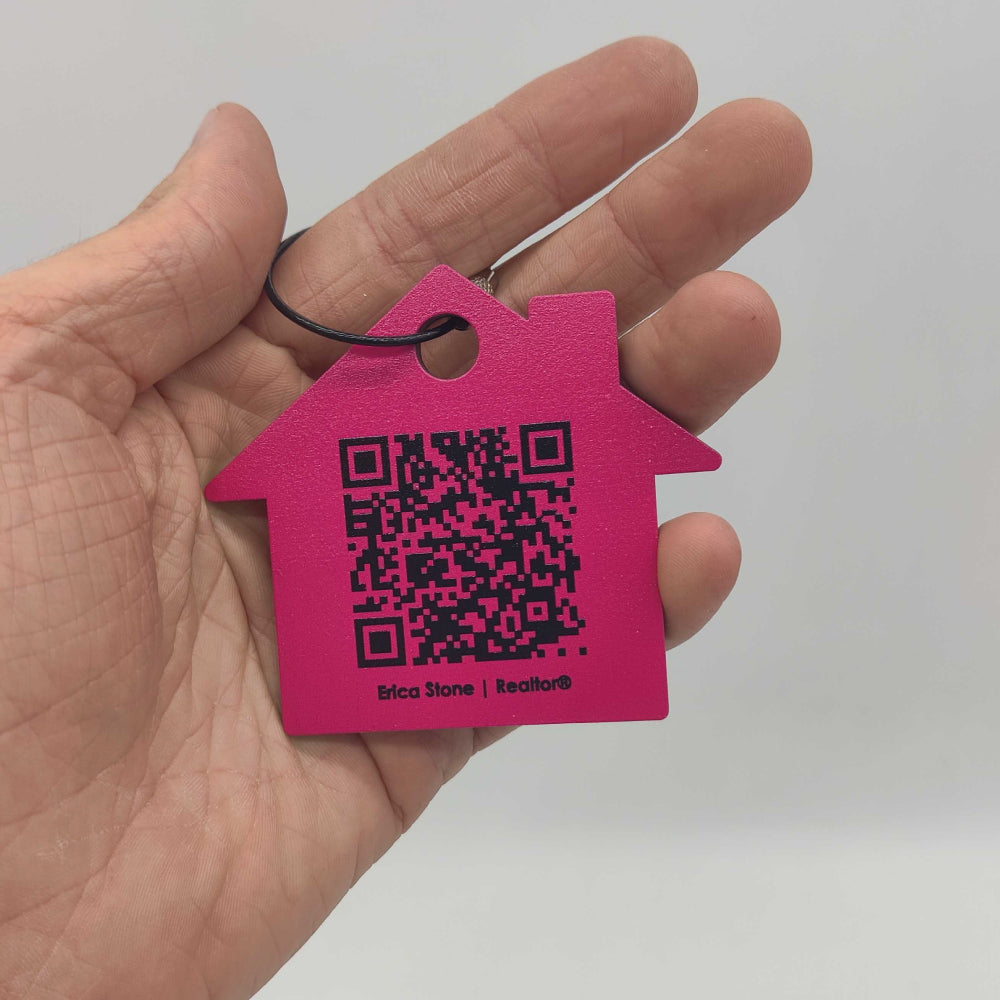 Custom Pink Key Chain for Realtor – Real Estate Store