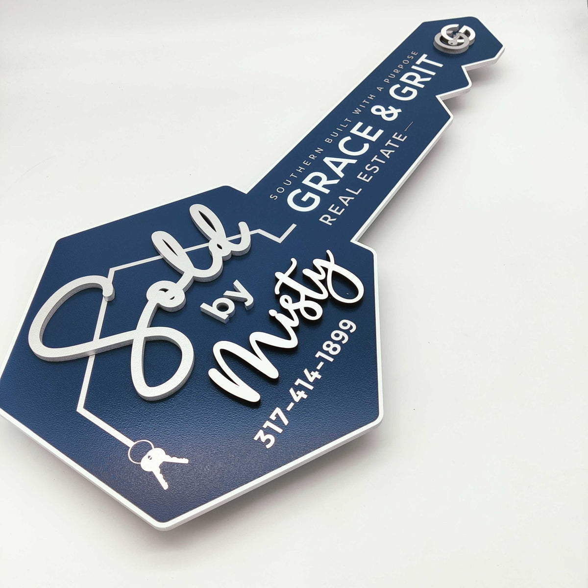 Key Shaped Props Sold by ,,your name,, Realtor Sign – Real Estate Store