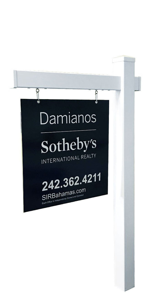 Vinyl Real Estate Sign Post 5' – Real Estate Store